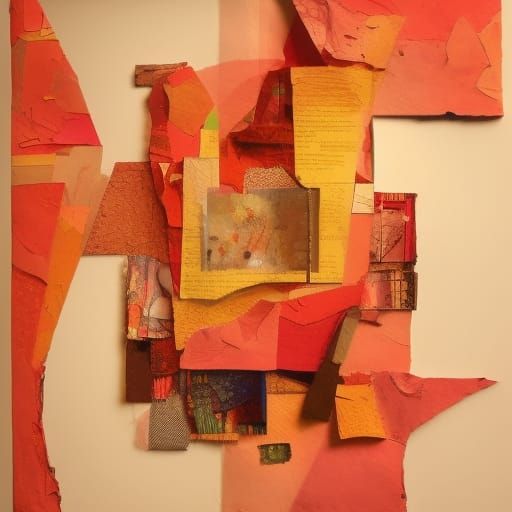 Abstract Collage - AI Generated Artwork - NightCafe Creator