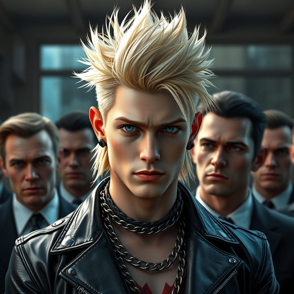 Rebel God in Punk Style - AI Art