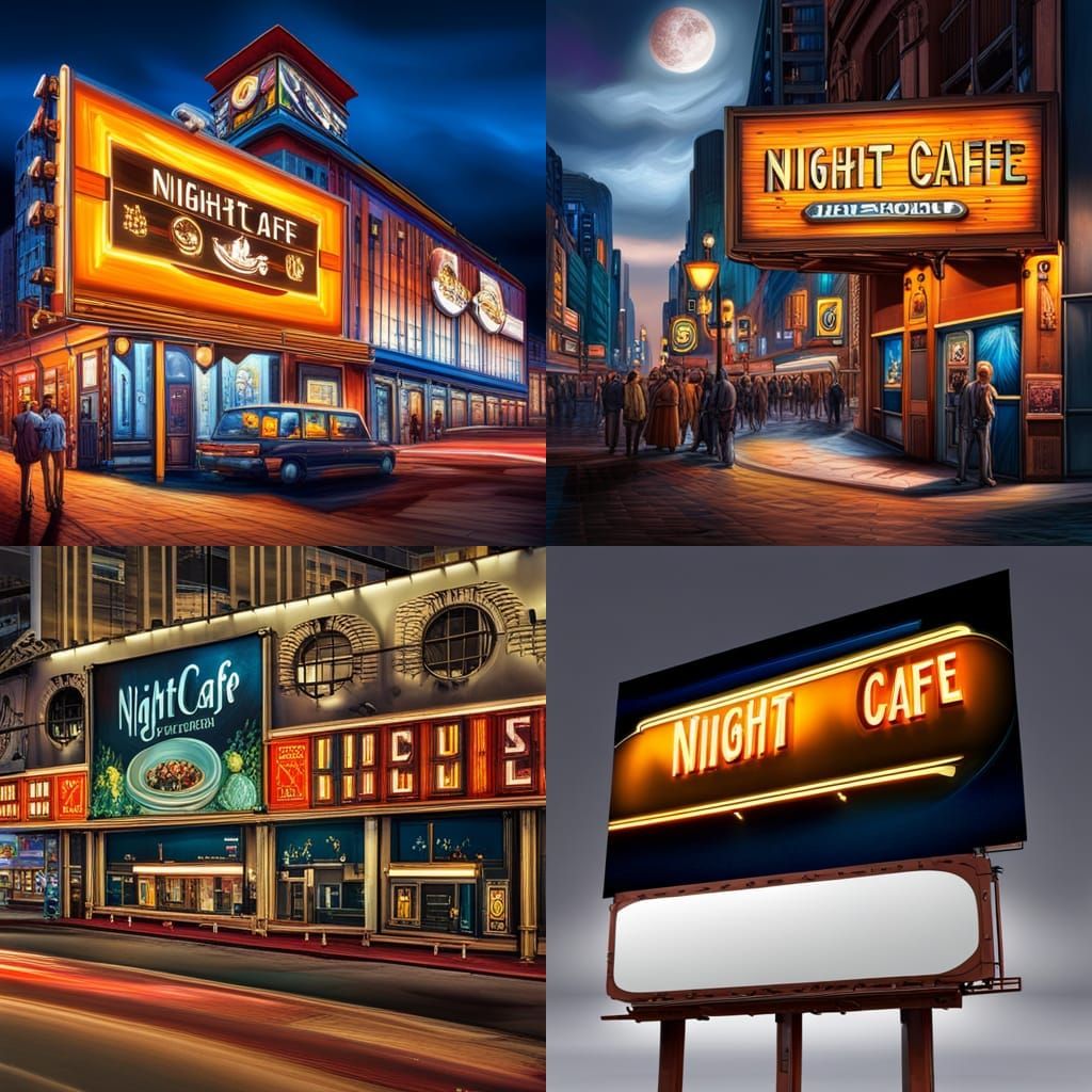 "Night Cafe is here:: - AI Generated Artwork - NightCafe Creator