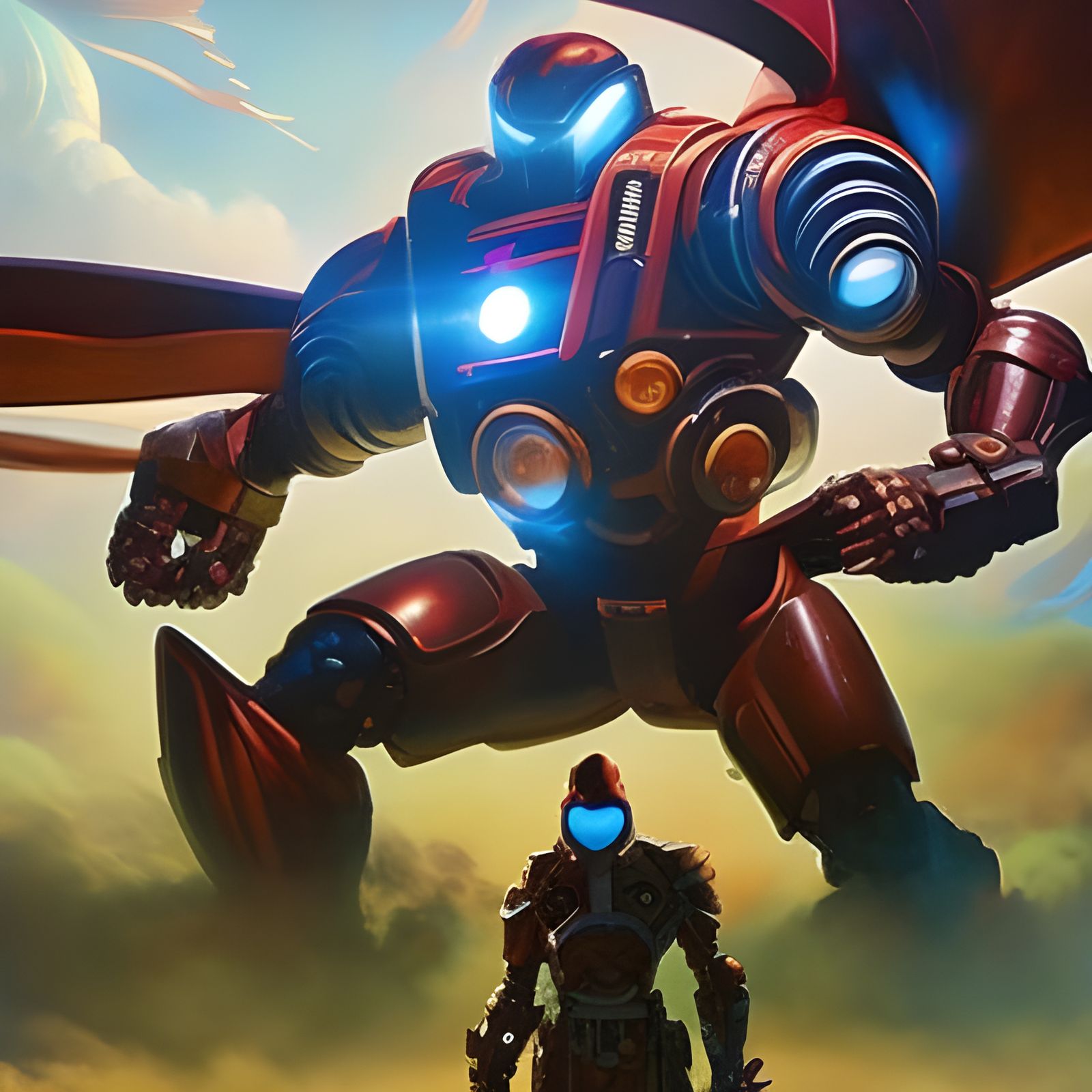HERObot and Pilot - AI Generated Artwork - NightCafe Creator