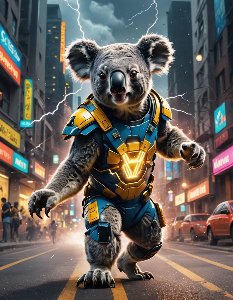 Super Koala - AI Generated Artwork - NightCafe Creator