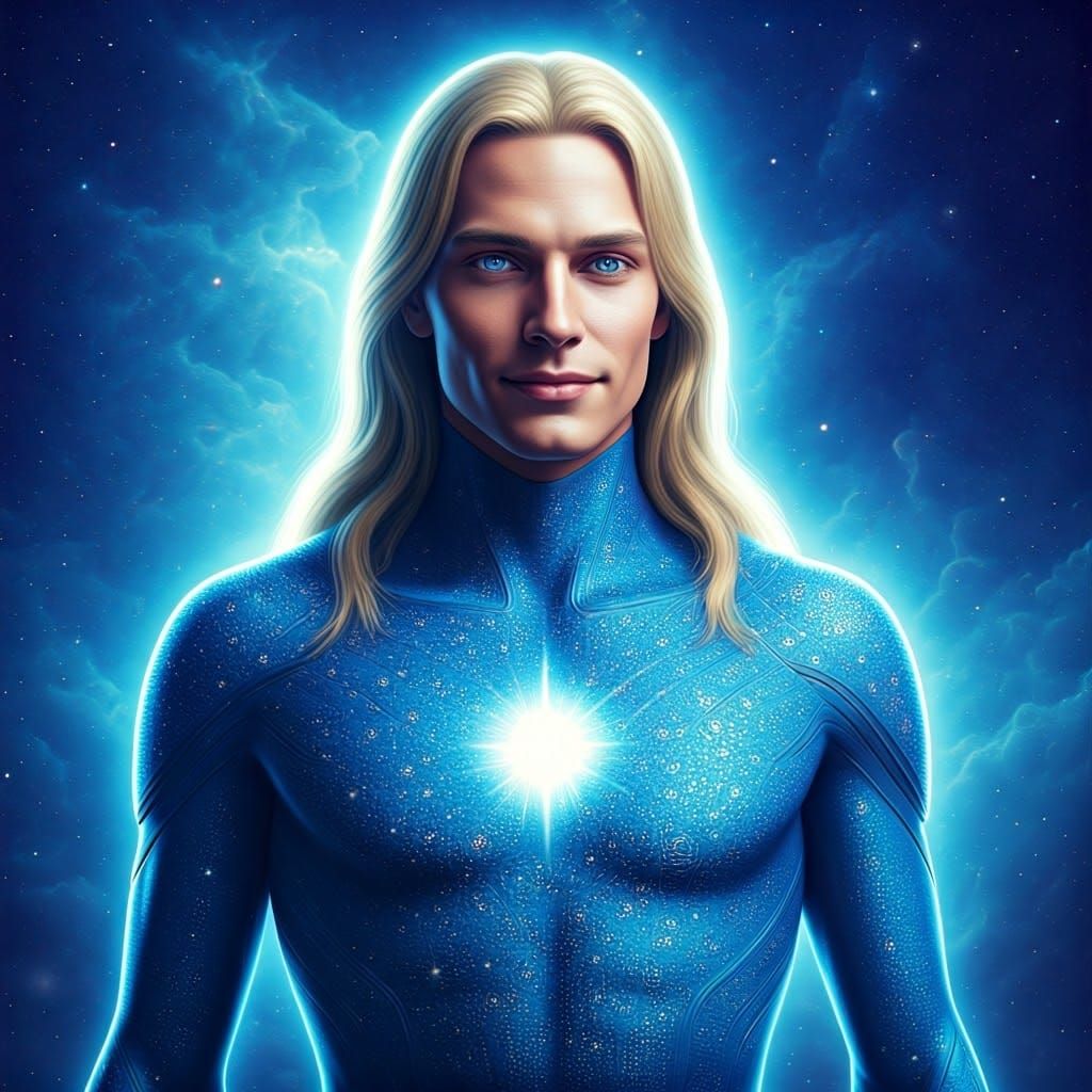 Ashtar Command / male Pleiadian star being