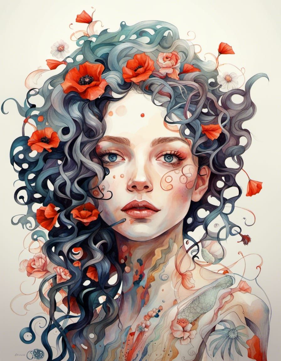 poppy girl - AI Generated Artwork - NightCafe Creator