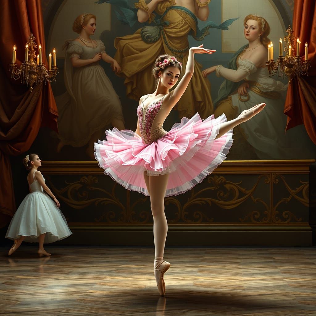 ballet rococo style - Ballet in Elegant Rococo Style