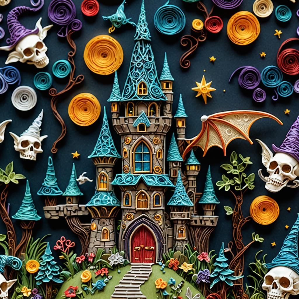 Wizard Castle - AI Generated Artwork - NightCafe Creator