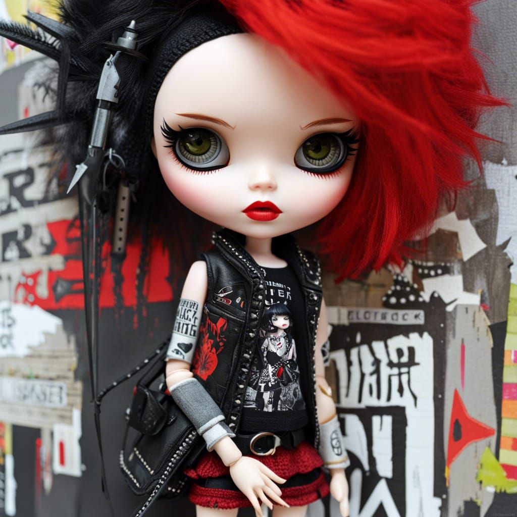 Punk Doll - AI Generated Artwork - NightCafe Creator