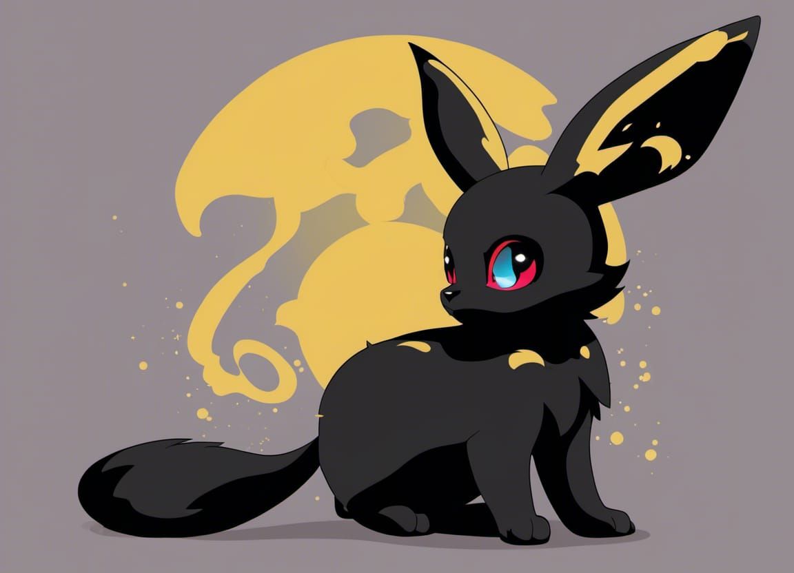 Eeveeloutions: Paintsploding Umbreon (paintsploding variant) - AI ...