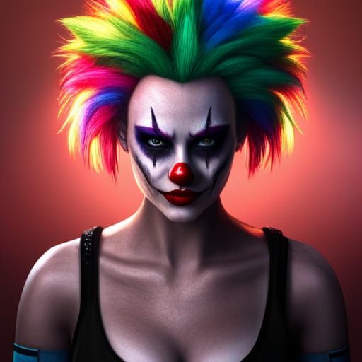 Punk Clown - AI Generated Artwork - NightCafe Creator