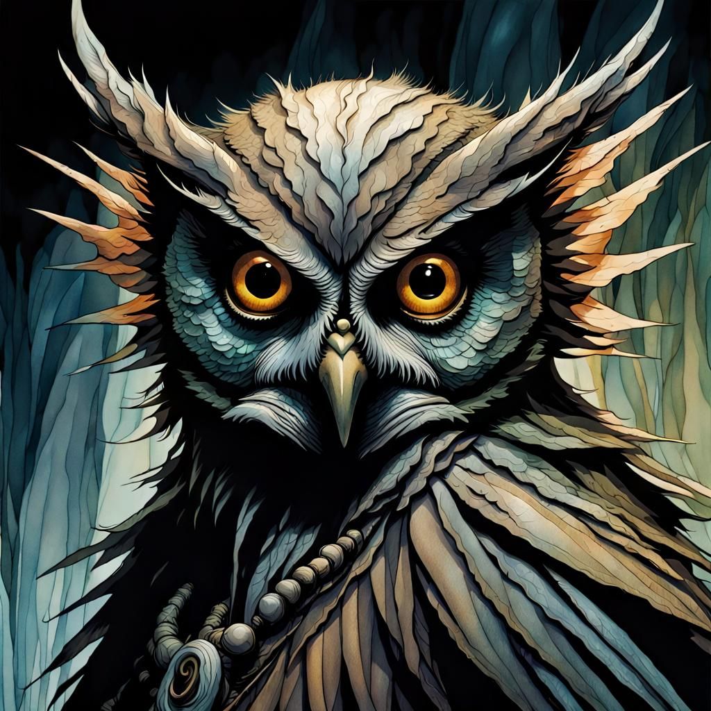 goblin owl queen - AI Generated Artwork - NightCafe Creator