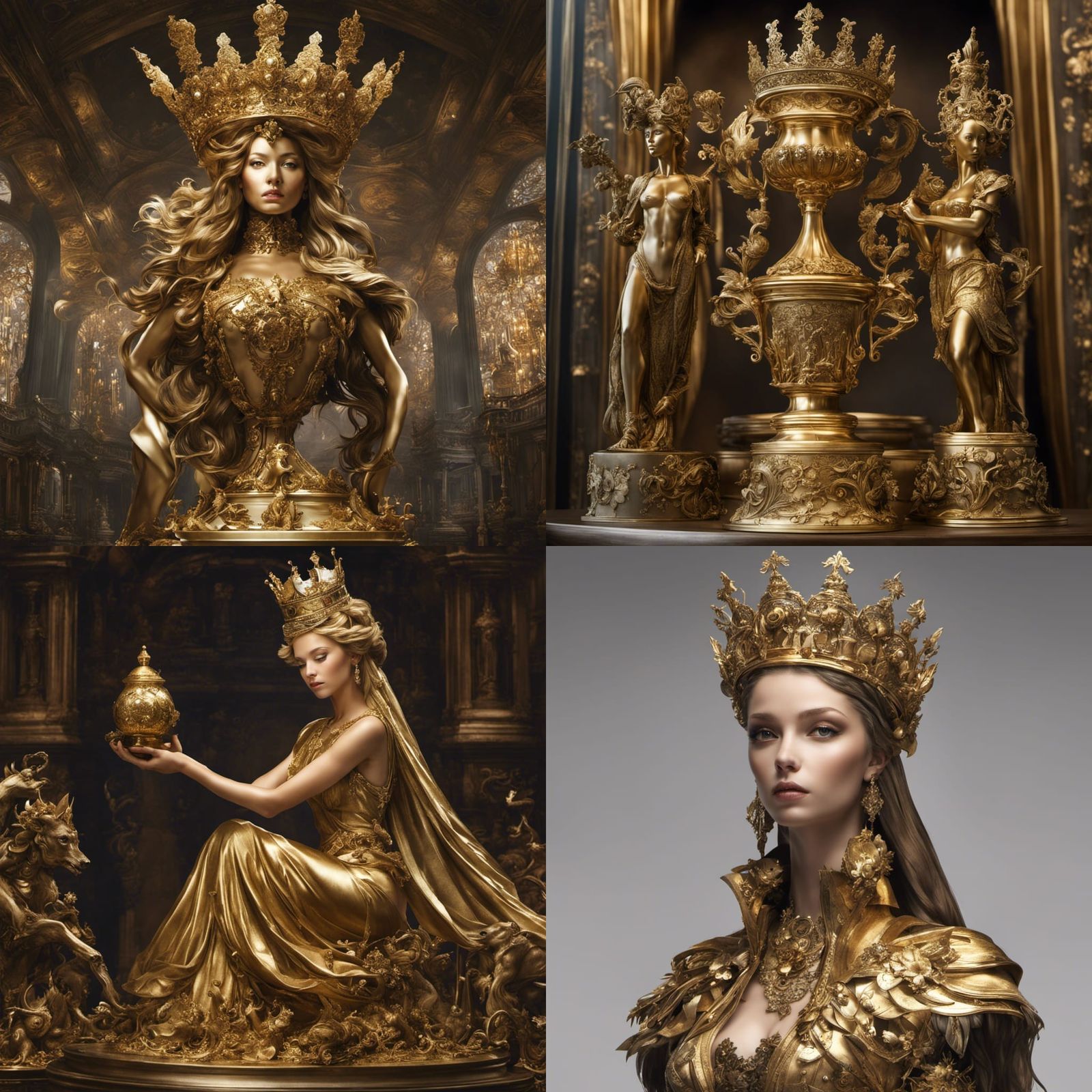 Beauty Pageant Trophy - AI Generated Artwork - NightCafe Creator