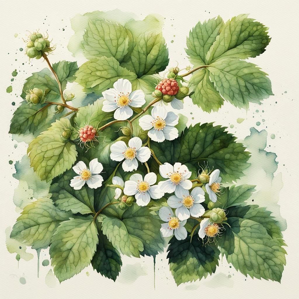 Raspberries - AI Generated Artwork - NightCafe Creator