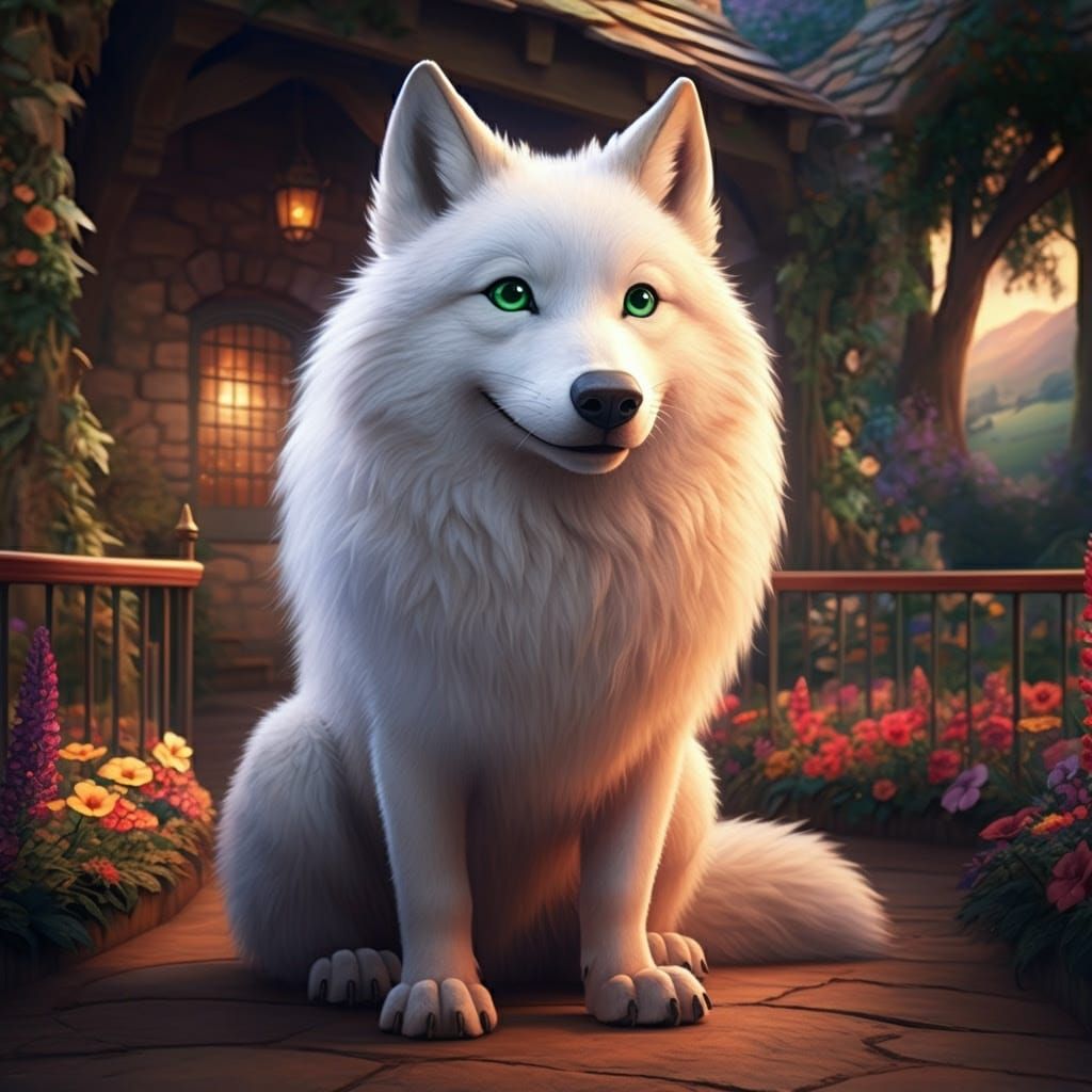 Wolfie at The World of Beatrix Potter Attraction