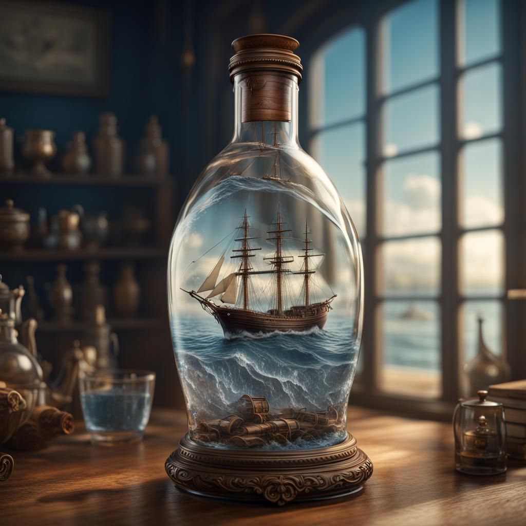 A model of a boat - AI Generated Artwork - NightCafe Creator