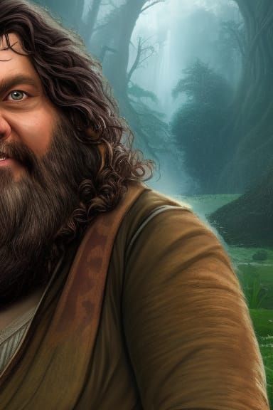 Rubeus Hagrid - AI Generated Artwork - NightCafe Creator