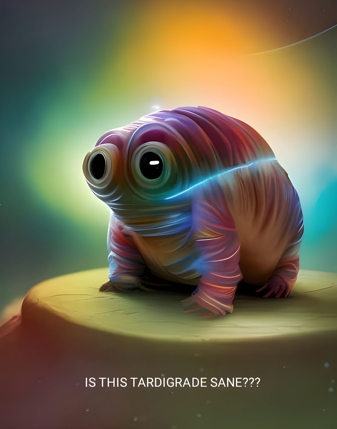 Mental health tardigrade - AI Generated Artwork - NightCafe Creator