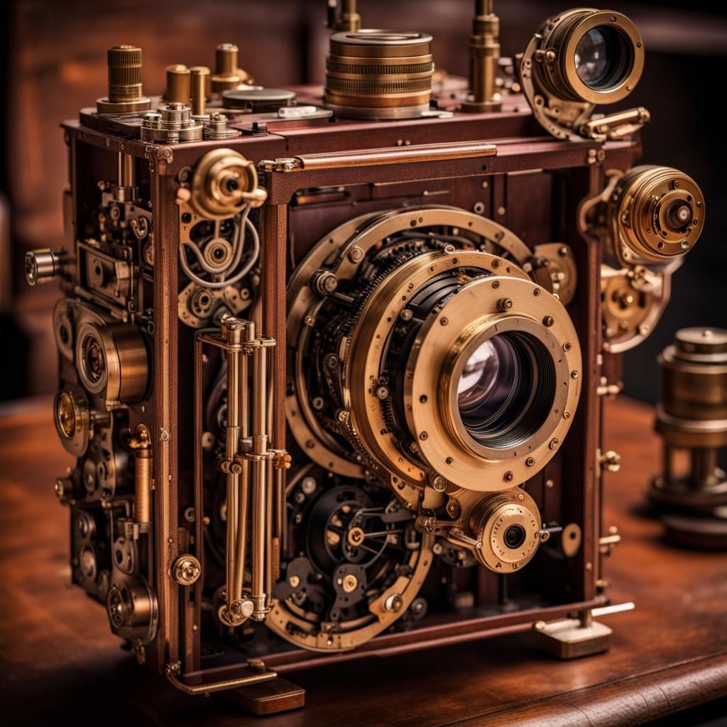 Inside an ancient camera - AI Generated Artwork - NightCafe Creator