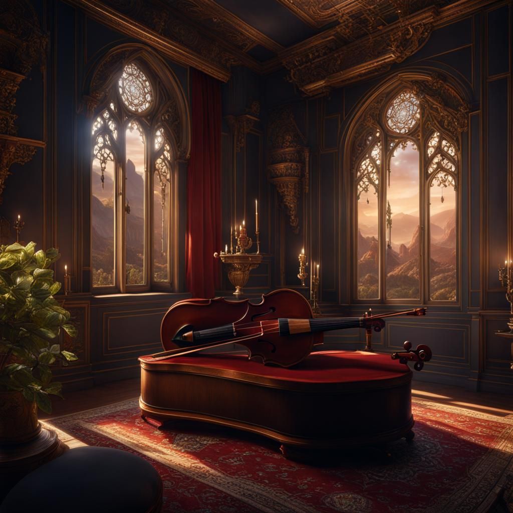 Castle Room - AI Generated Artwork - NightCafe Creator