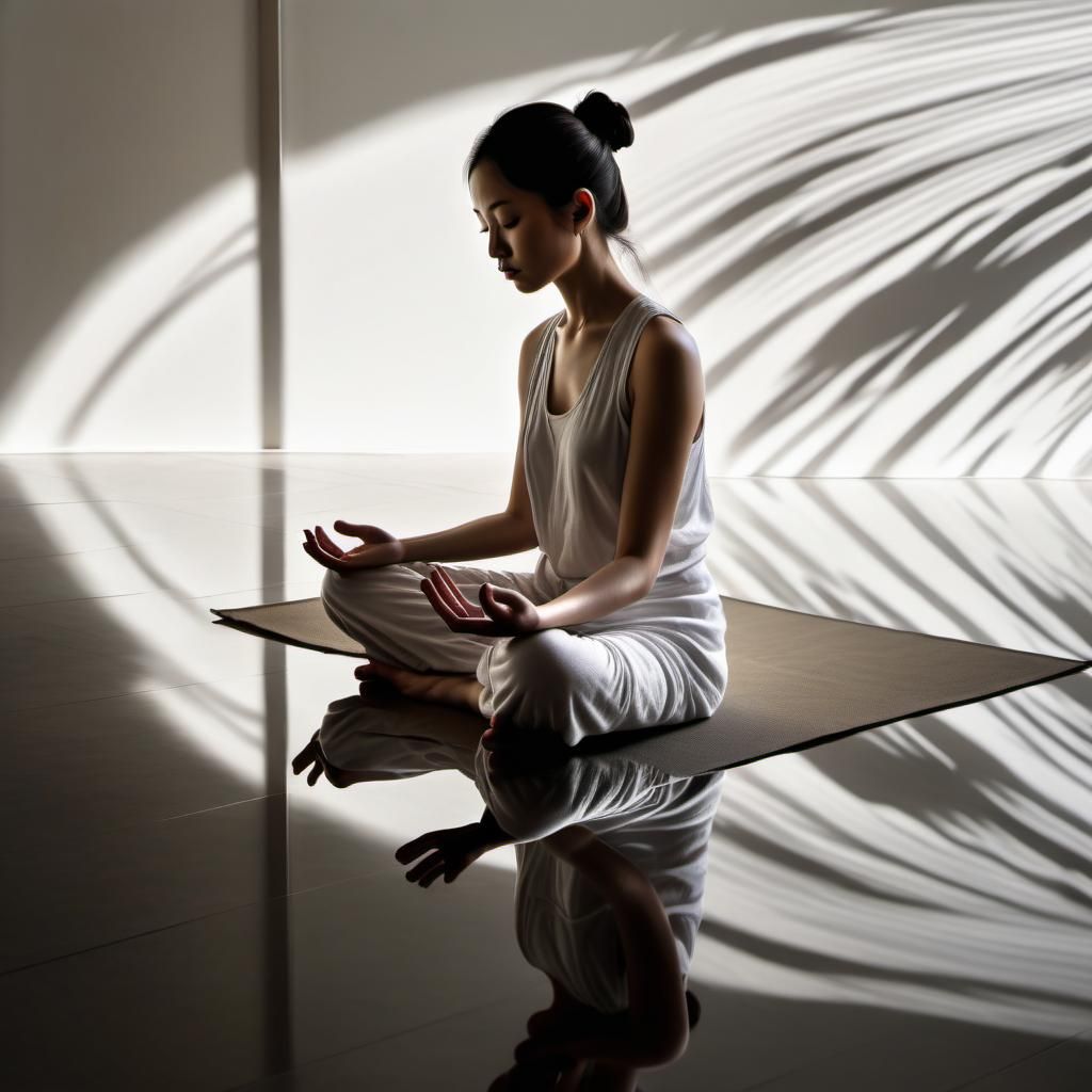 Meditative Reflection - AI Generated Artwork - NightCafe Creator