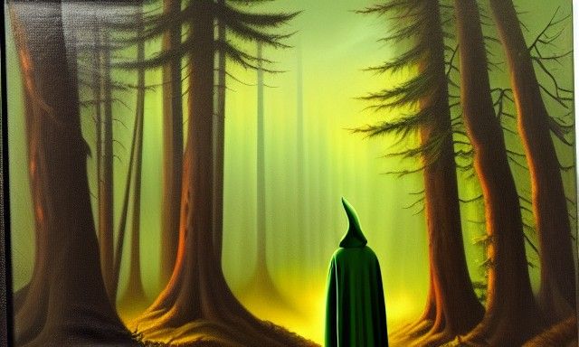 green wizard - AI Generated Artwork - NightCafe Creator