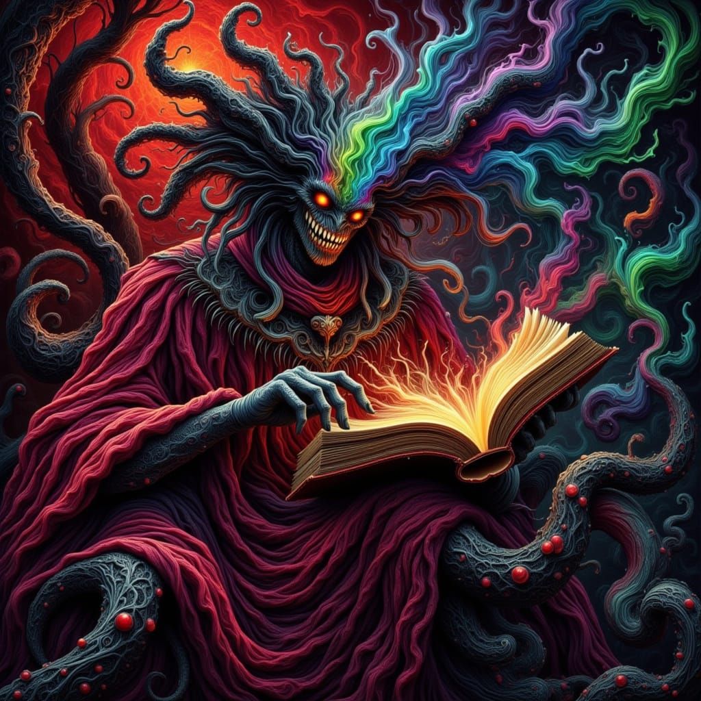 The Knowledge Of The Abyssal King - Ethereal Eldritch God in...