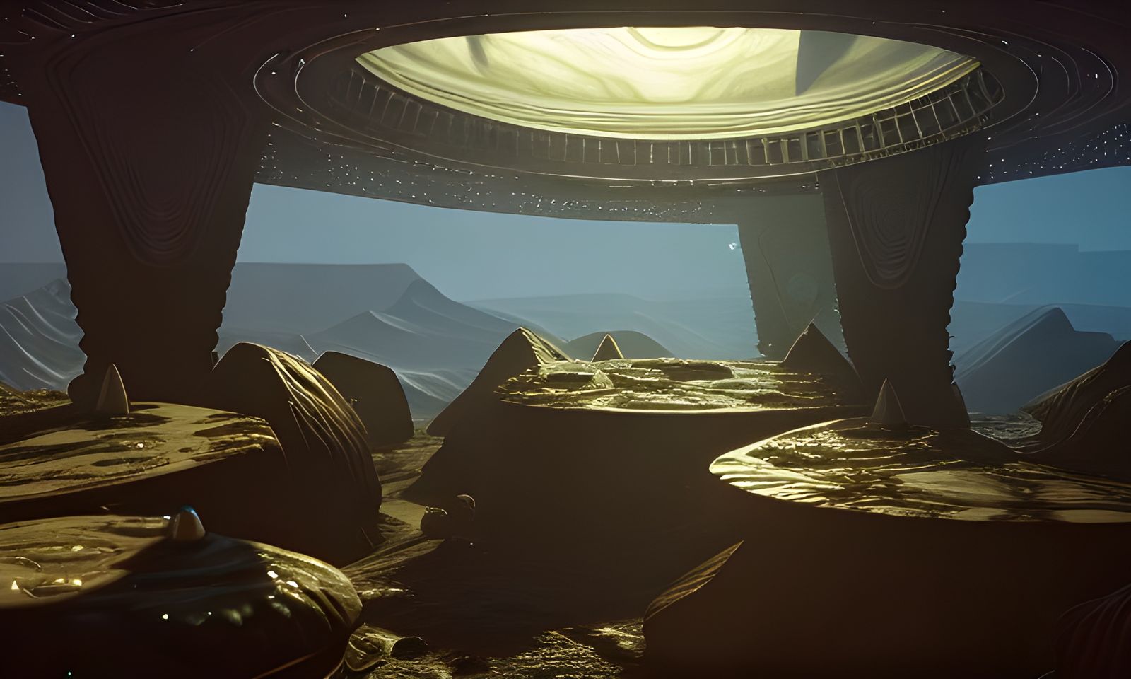 New Feast Table for Aliens! - AI Generated Artwork - NightCafe Creator