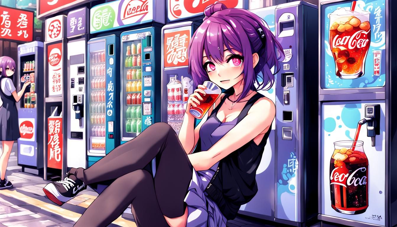 Thirsty Work for Soda-chan - AI Generated Artwork - NightCafe Creator