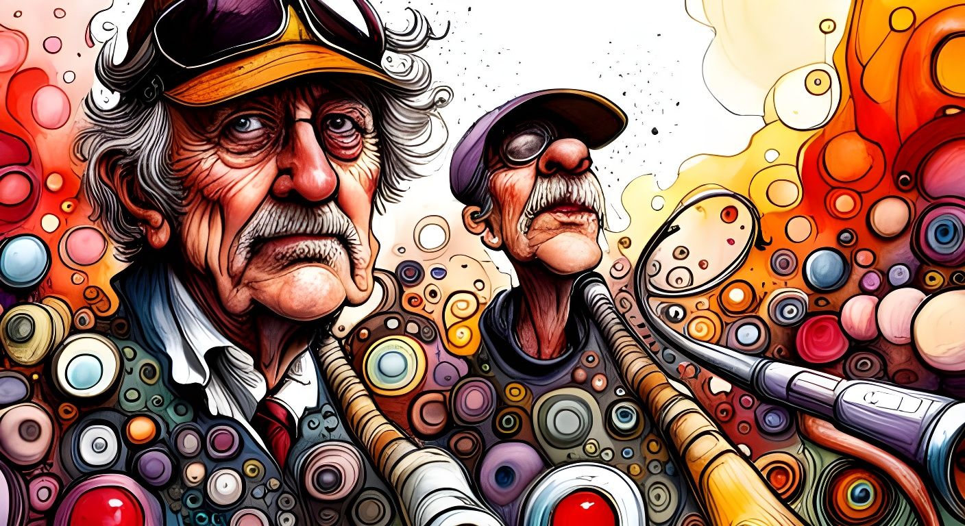 Tripping Balls by Ralph Steadman, trending on artstation, sharp focus ...