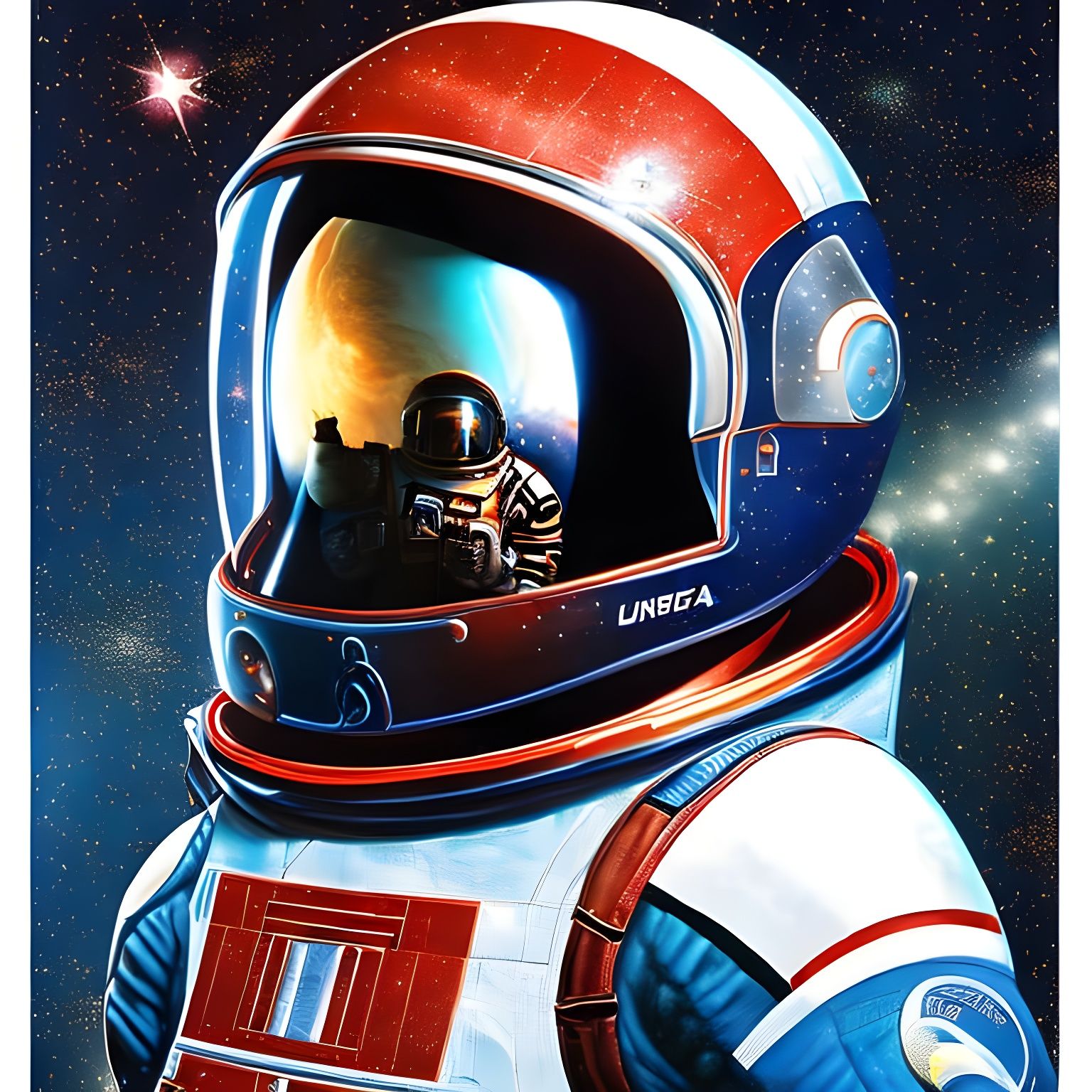 Fellow Astronaut Buddy - AI Generated Artwork - NightCafe Creator