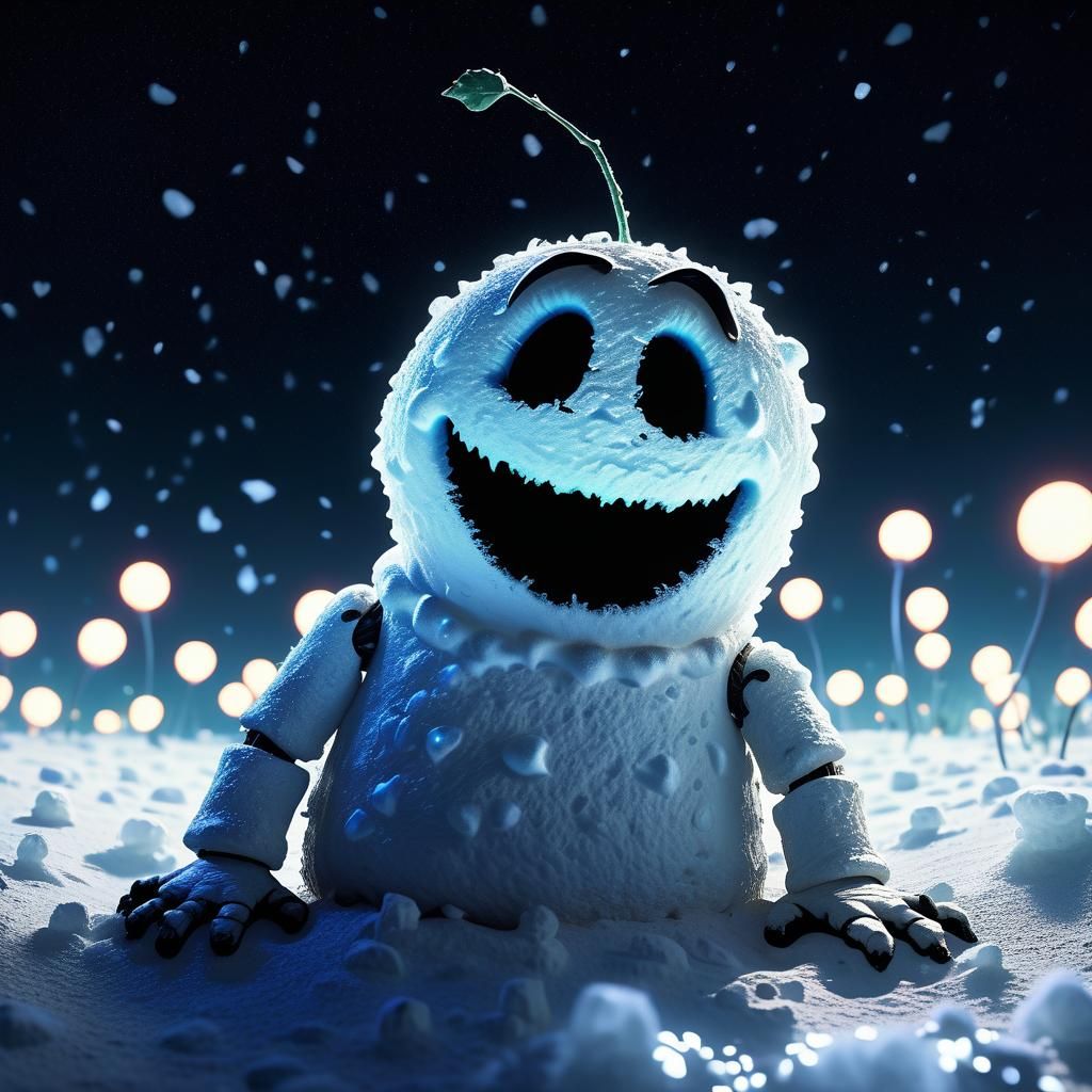 Snow Monster - AI Generated Artwork - NightCafe Creator
