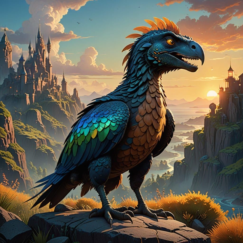 The Extinct Terror Bird, Referred to as "Dragons" by Many Mythologies