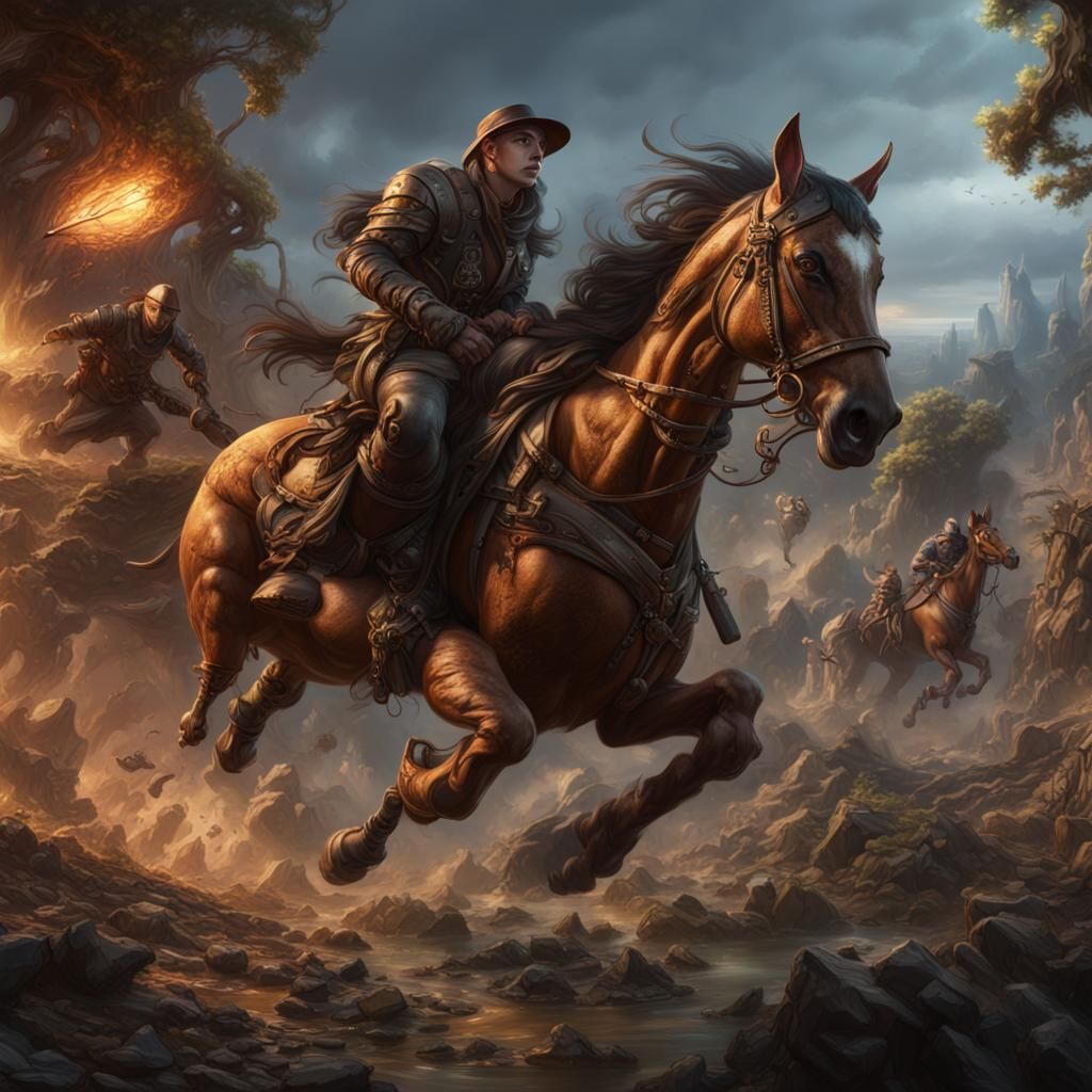 Fans chasing kountry wayne - AI Generated Artwork - NightCafe Creator