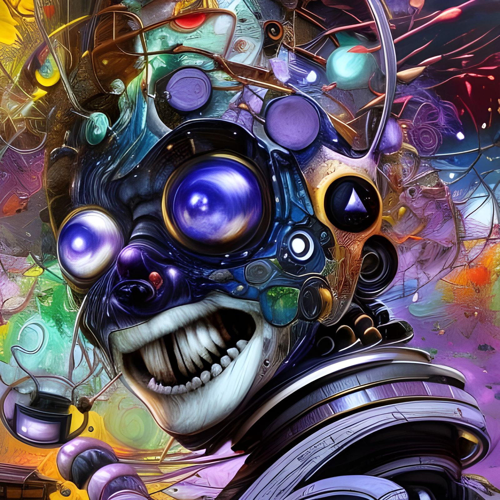 the crazy inventor at work - AI Generated Artwork - NightCafe Creator