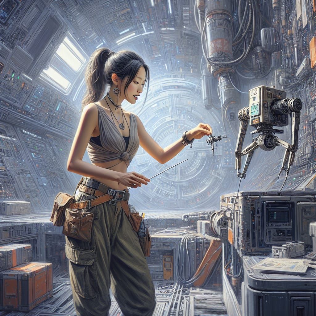 Meticulous work - AI Generated Artwork - NightCafe Creator