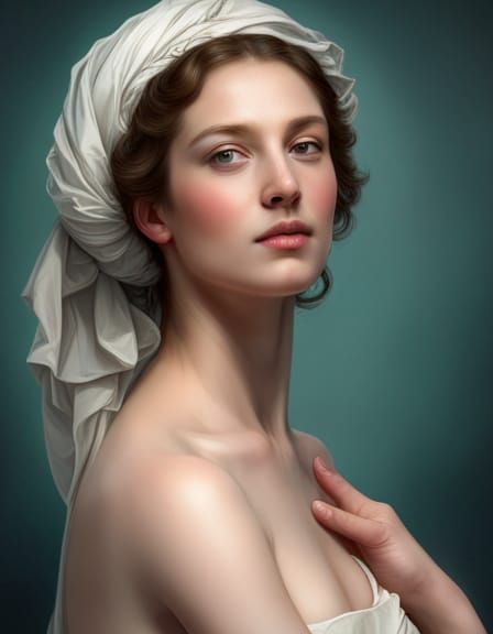 Delicate female form by Élisabeth Vigée Le Brun : r/nightcafe