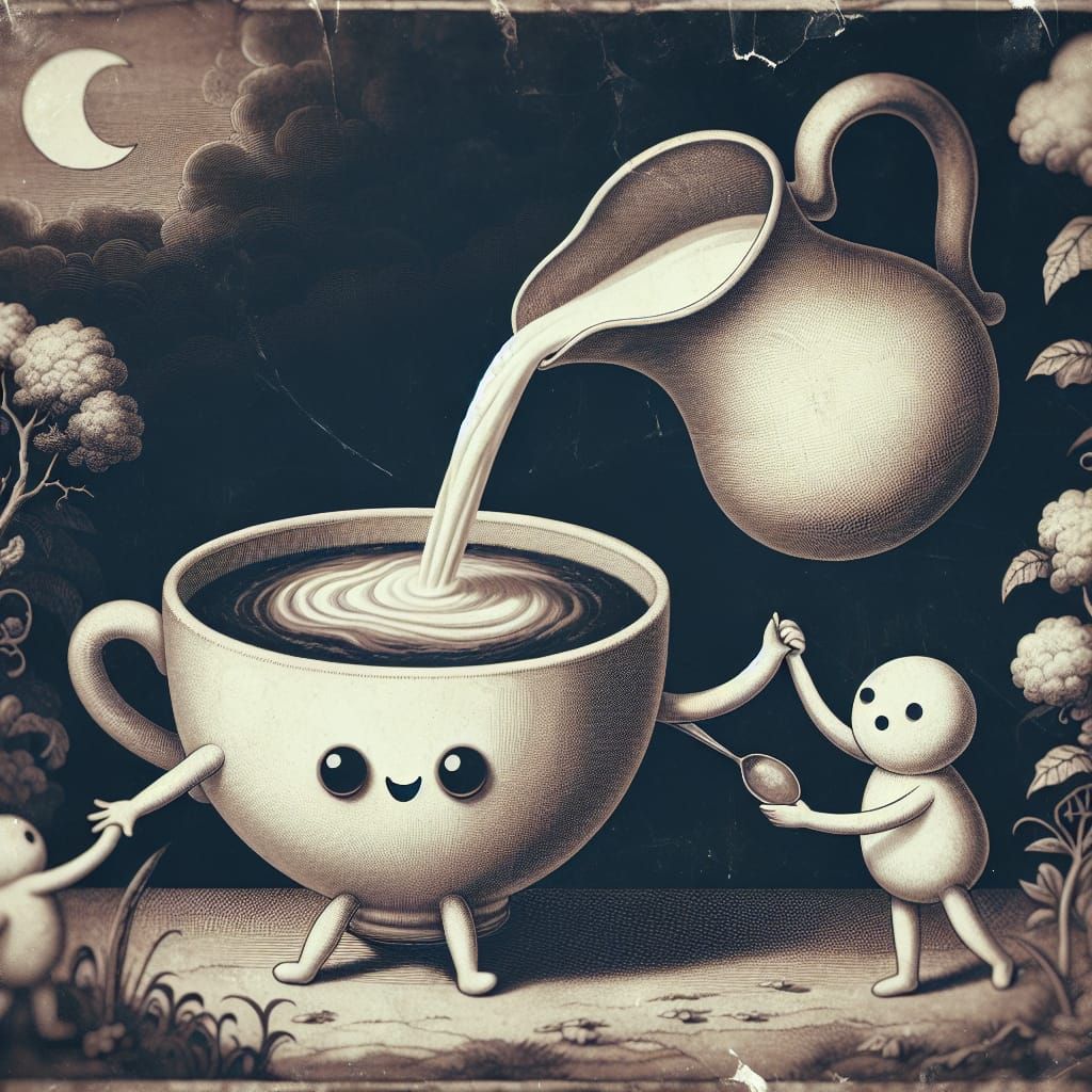 🖤🤍 🌙 - AI Generated Artwork - NightCafe Creator