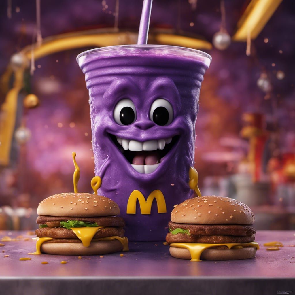 Grimace Shake - AI Generated Artwork - NightCafe Creator