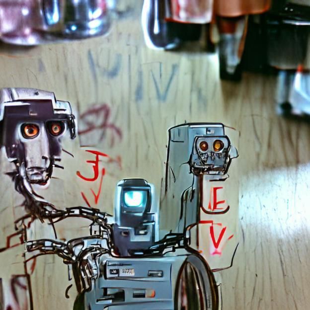 Evil Johnny Five From Short Circuit - AI Generated Artwork - NightCafe ...