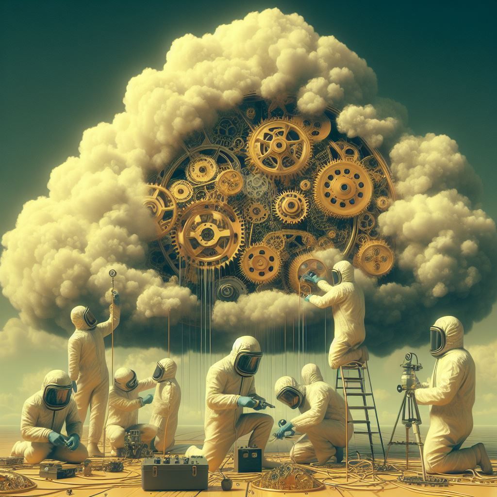 Cloud Computing Engineers - AI Generated Artwork - NightCafe Creator