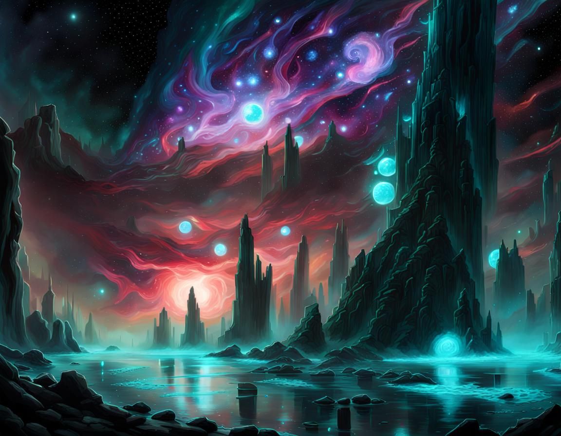 Aetherpunk world - AI Generated Artwork - NightCafe Creator