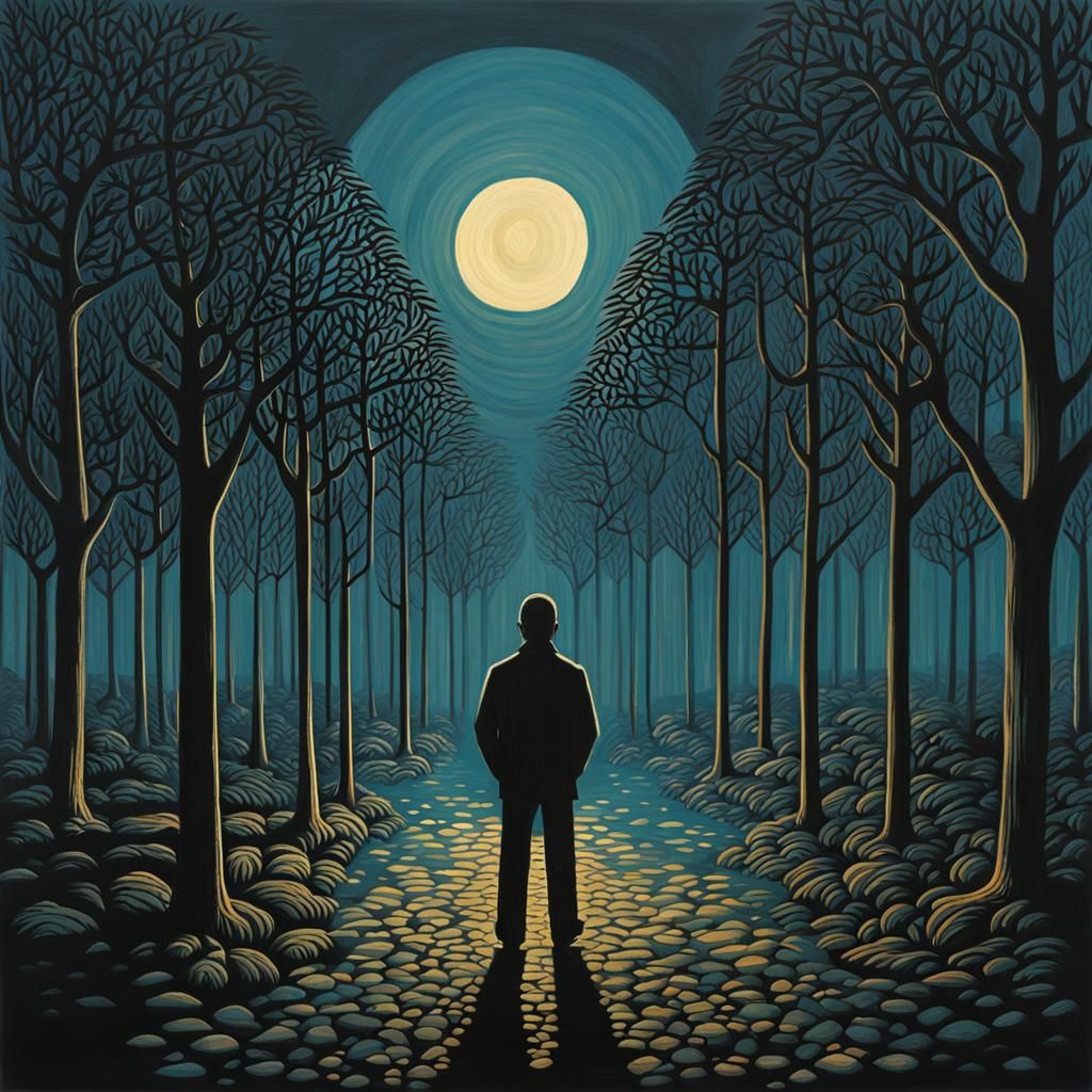 An ominous light in the darkness. - AI Generated Artwork - NightCafe ...