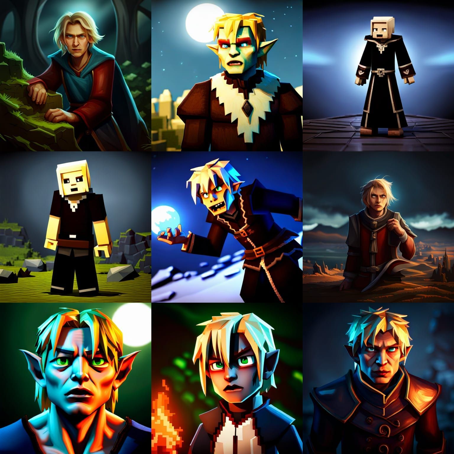 Garroth from Minecraft Diaries as a vampire Epic cinematic brilliant ...