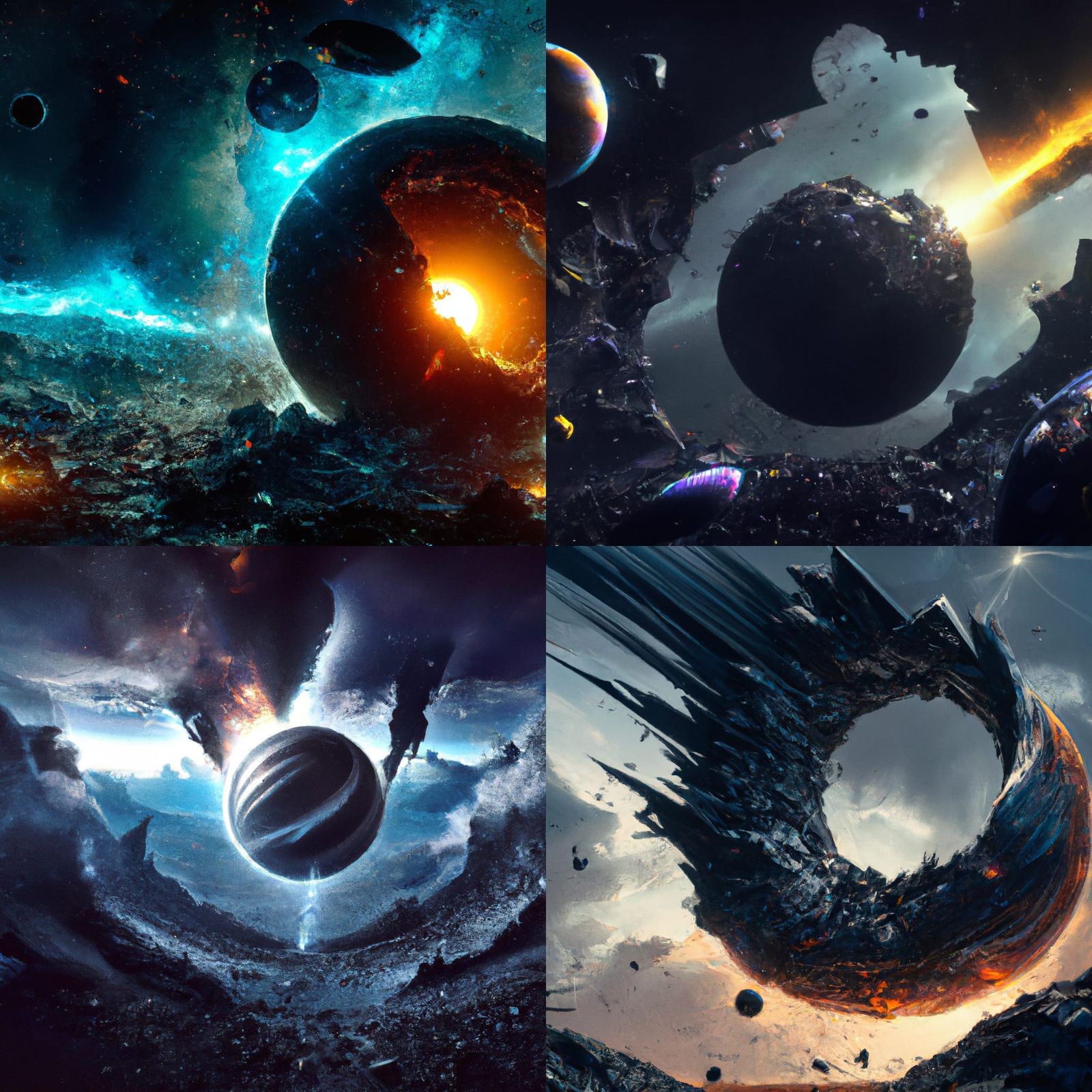 The death of a planet - AI Generated Artwork - NightCafe Creator