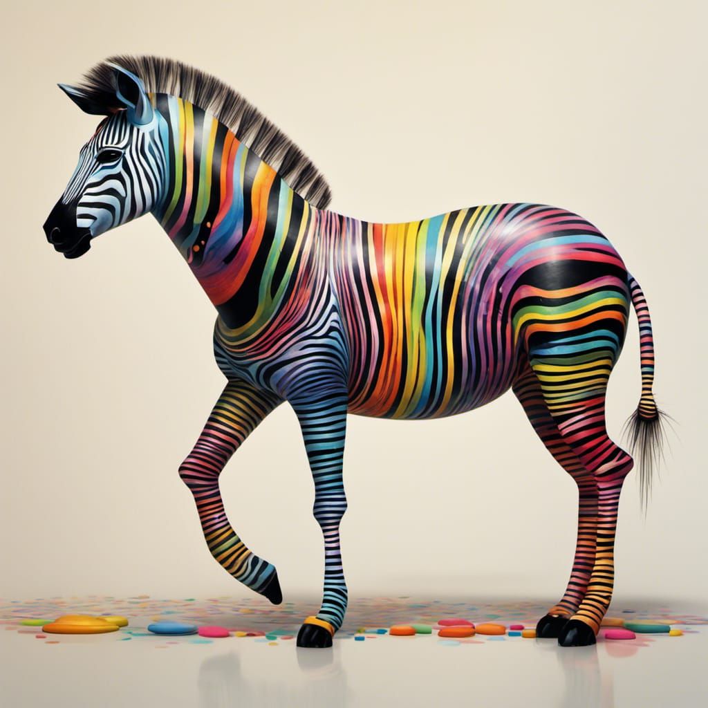 Zebra - AI Generated Artwork - NightCafe Creator