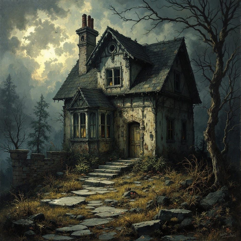 depression as a house - Surreal Abandoned Mansion Reflects I...