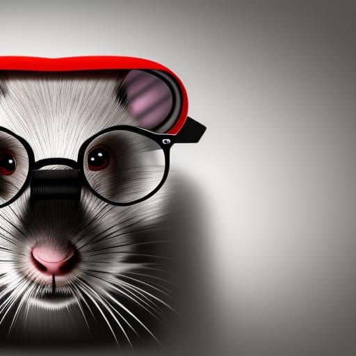Nerd Rat - AI Generated Artwork - NightCafe Creator