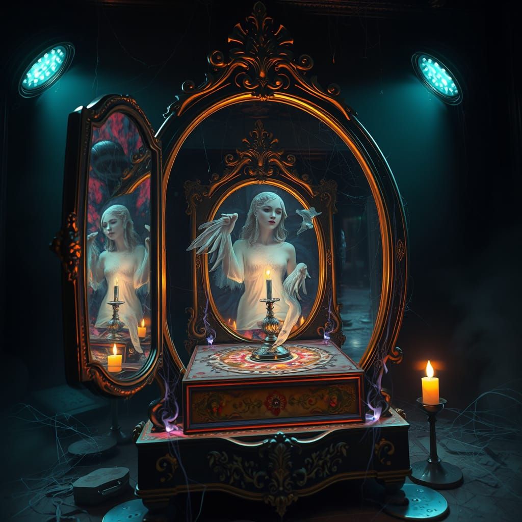 A mysterious, ancient mirror - Ethereal Mirror Reveals Whis...