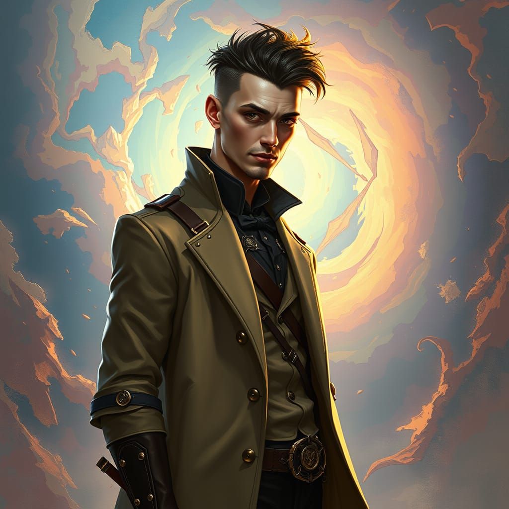 The Sandman in Vibrant, Hyperrealistic Colors - AI Art