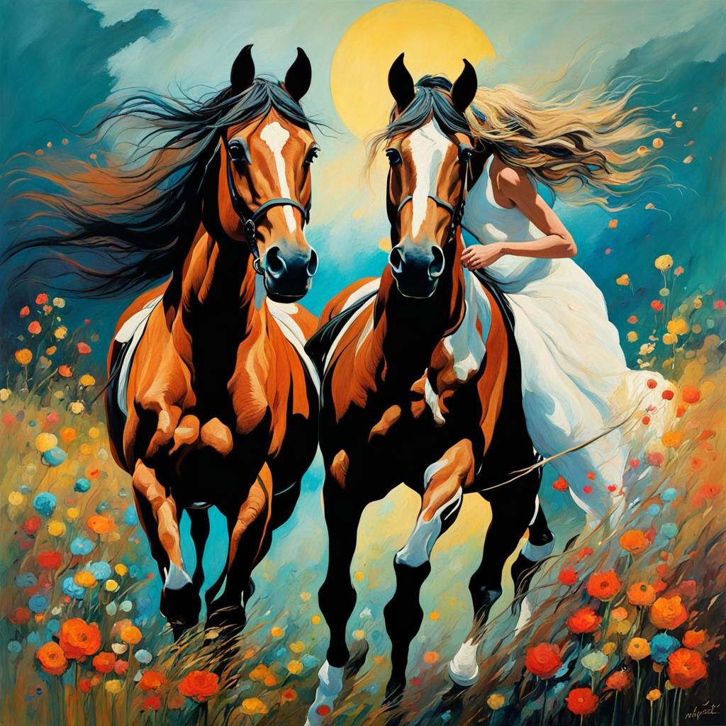 Runaway Bride - AI Generated Artwork - NightCafe Creator