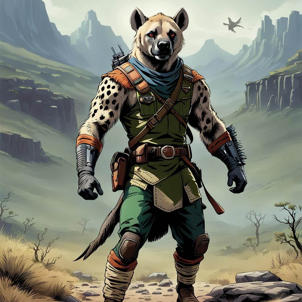 Gnoll Ranger - AI Generated Artwork - NightCafe Creator