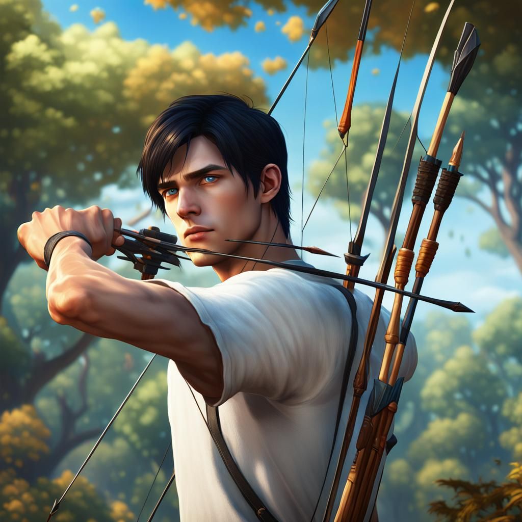 Doing archery (night cafe preset) - AI Generated Artwork - NightCafe ...